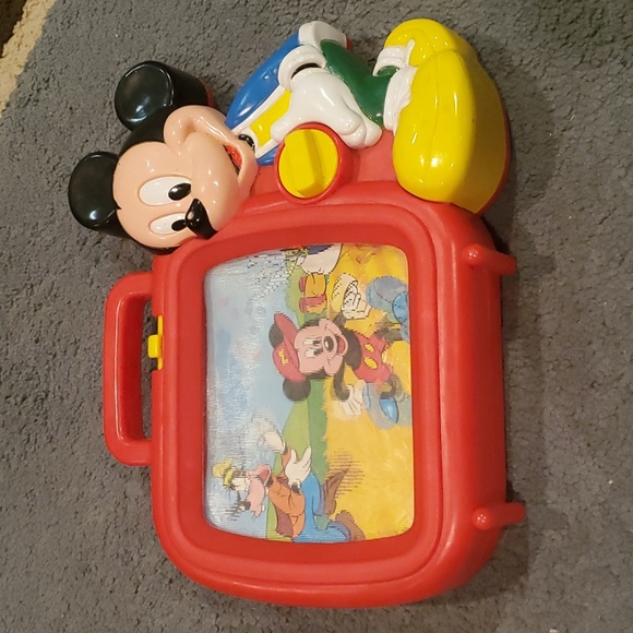 Disney | Toys | Vintage Mickey Mouse Friends Moving Tv Arco Toy | Poshmark